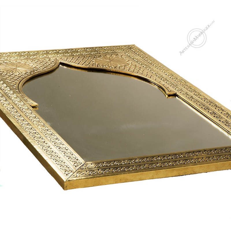 Arabic mirror 045x070 cm flat copper | kinamour.com