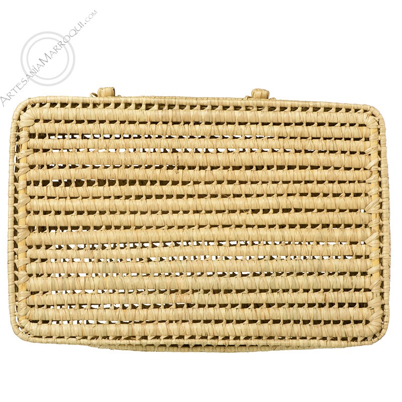 Cesto de palma rectangular | Artesanía-Marroquí.com