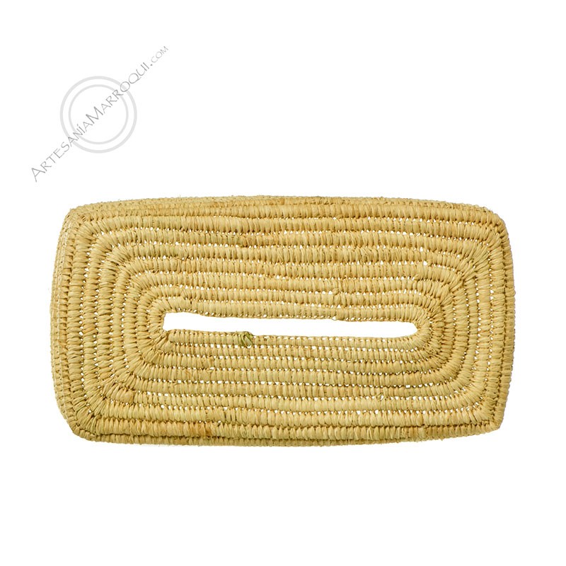 Caja kleenex rafia | Artesanía-Marroquí.com