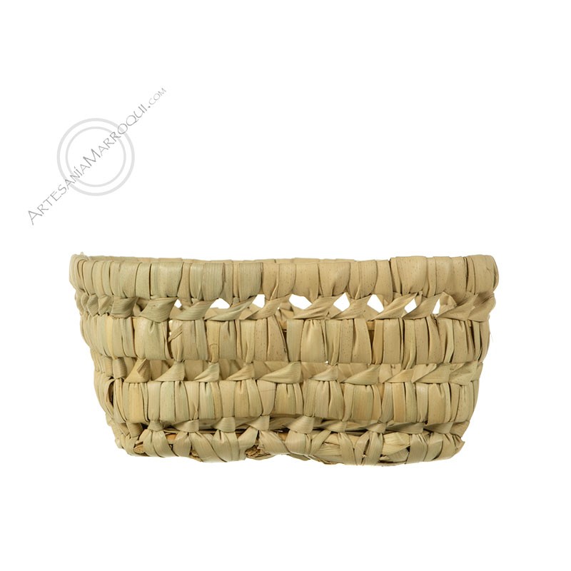 Cesto de palma abierto | Artesanía-Marroquí.com