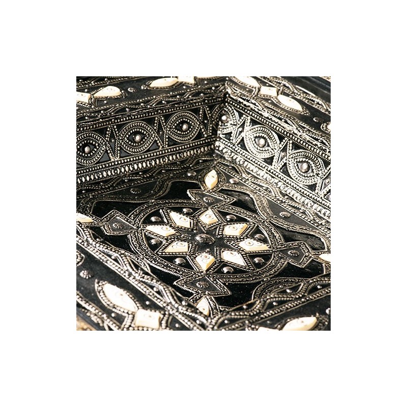 Marrakech Square white bone table | kinamour.com