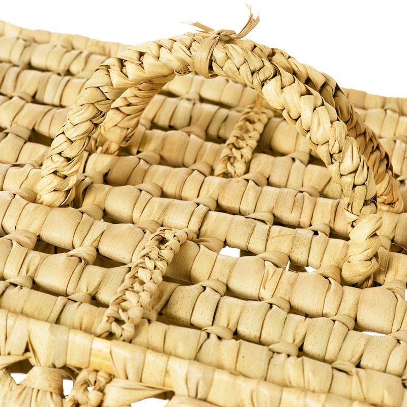 Cesto de palma mediano | Artesanía-Marroquí.com
